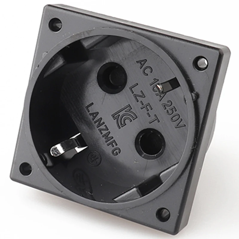 LZ-F-T4-Korean-Standard-EU-Power-Socket-Jack-Power-Cord-Inlet-AC-250V ...