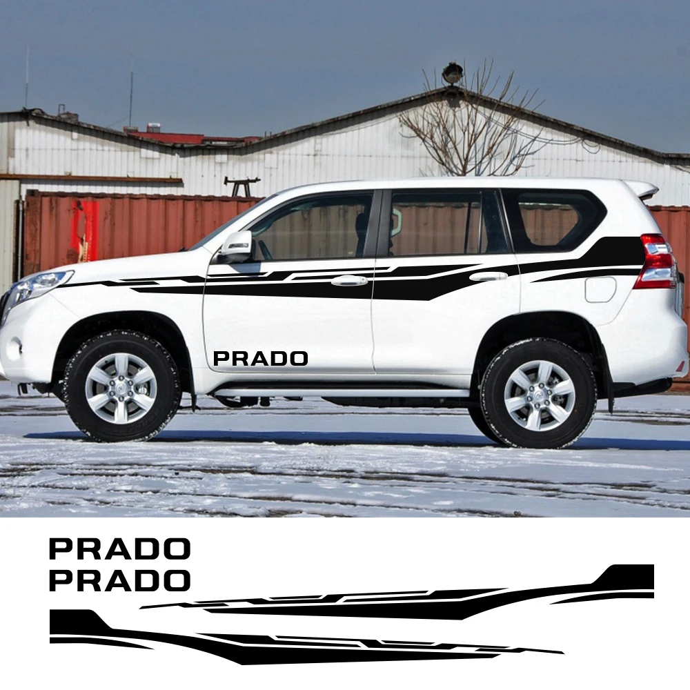 Pegatinas-de-vinilo-para-coche-Toyota-Prado-2-piezas-calcoman-as-de ...