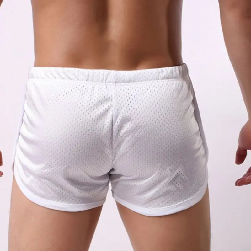 Double Layer Inner Slip Sport Shorts Trunks Mens Gyms Brand Jogger