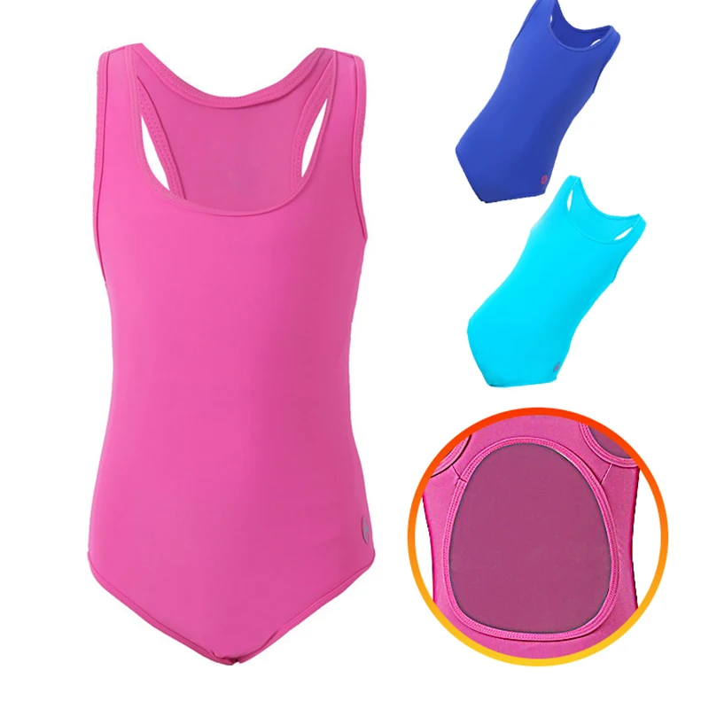 Teen Girls Keyhole Racerback One Piece Athletic Swimsuits Racing ...