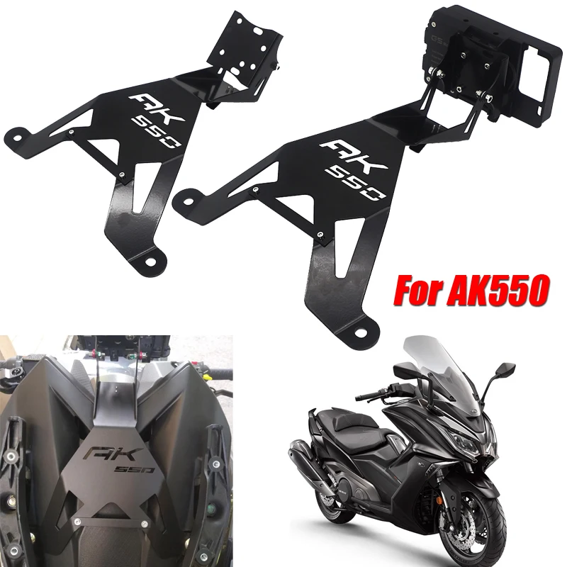 For-KYMCO-AK-550-AK550-ak550-Stand-Holder-Phone-Mobile-Phone-GPS-Plate ...