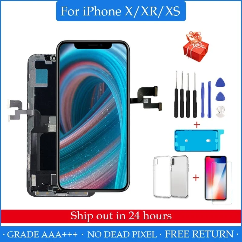 Pantalla OLED AAA + para iPhone x, XR, XS max, reemplazo de pantalla LCD para iPhone 11 Pro max ...