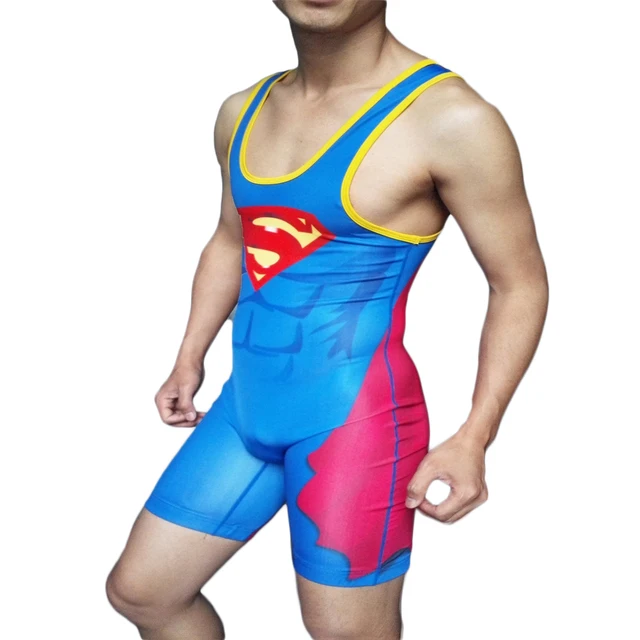 Superhero Wrestling Singlets