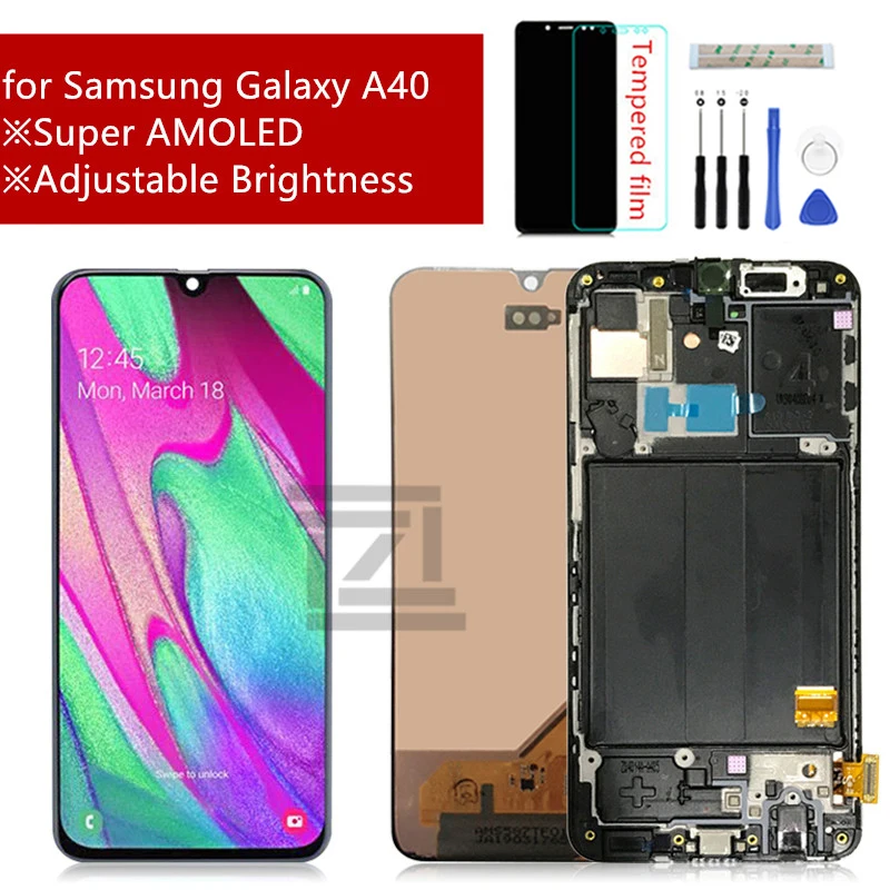 SuperFor Samsung A40 LCD A405 LCD display touch Screen Digitizer ...