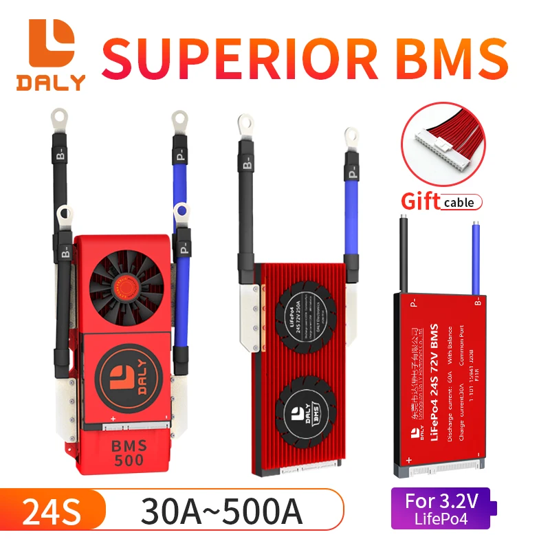 Daly Bms 24s Lifepo4 72v 30a 60a 80a 100a 120a 150a 200a 250a 300a 400a ...