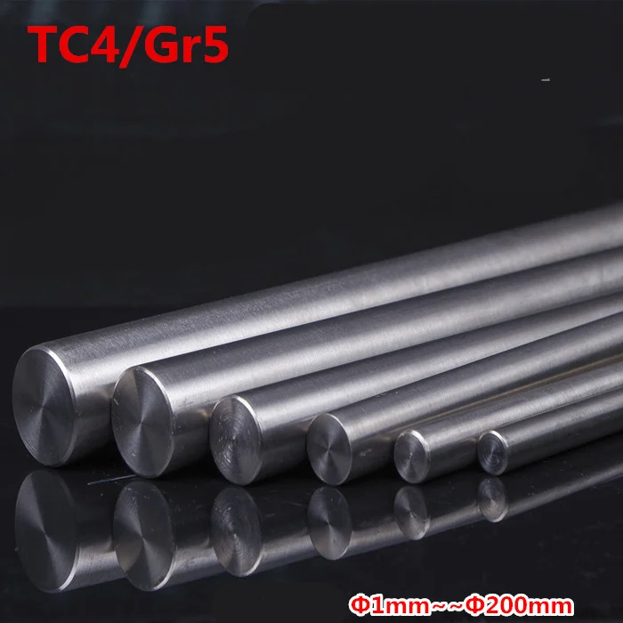 4pc-lot-Length-250mm-TC4-Titanium-Ti-Bar-Grade-GR5-Metal-Rod-Diameter-1 ...