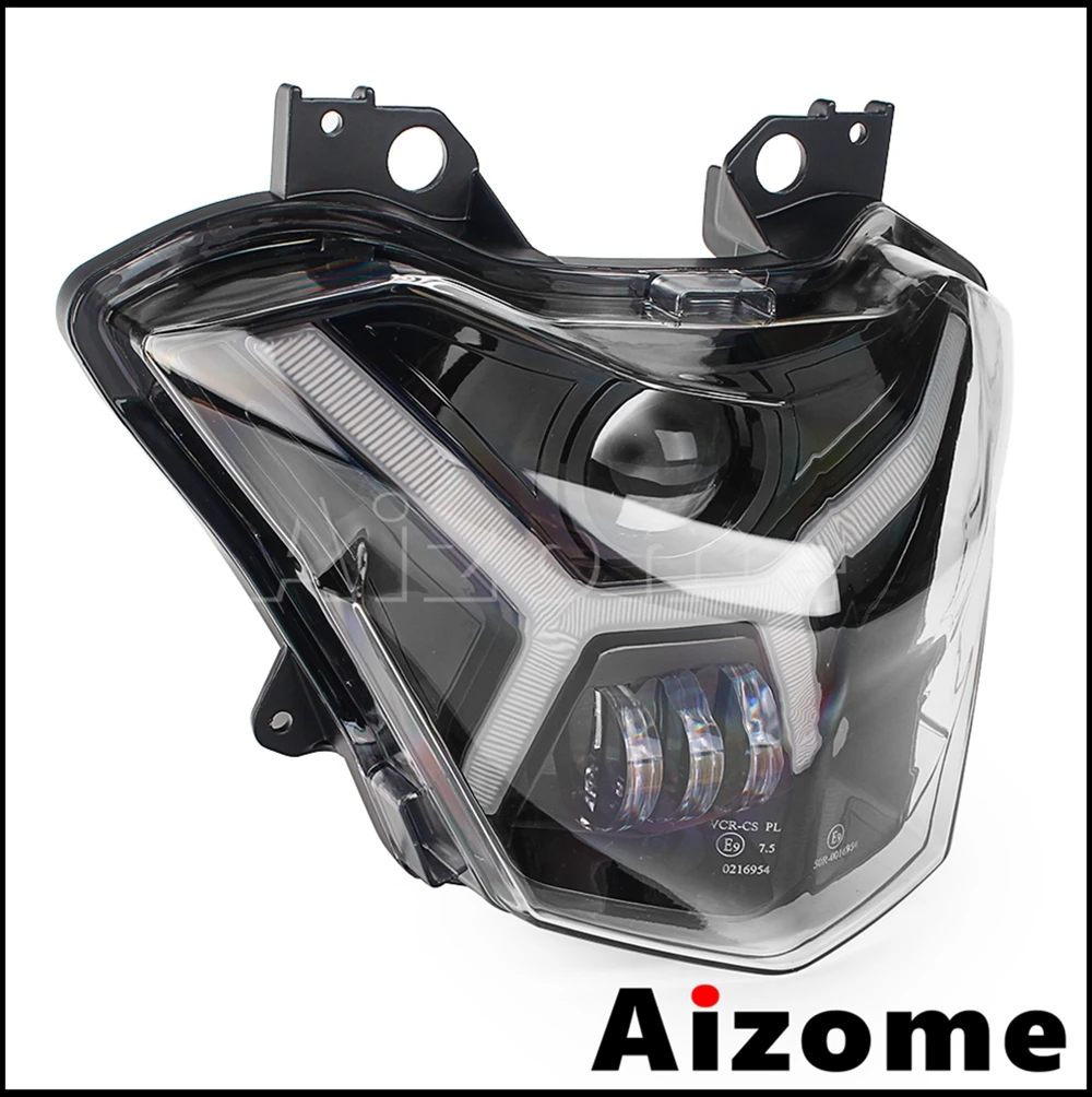 ヘッドライト フロントヘッドライトアセンブリ ヘッドランプ ヘッドライトKAWASAKI Z650 Z-650 2017-2019 Front ...