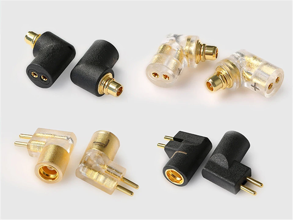 1 Pair Of 2pin 0.78mm To Mmcx/mmcx To 2pin 0.78mm L-shaped Mini ...