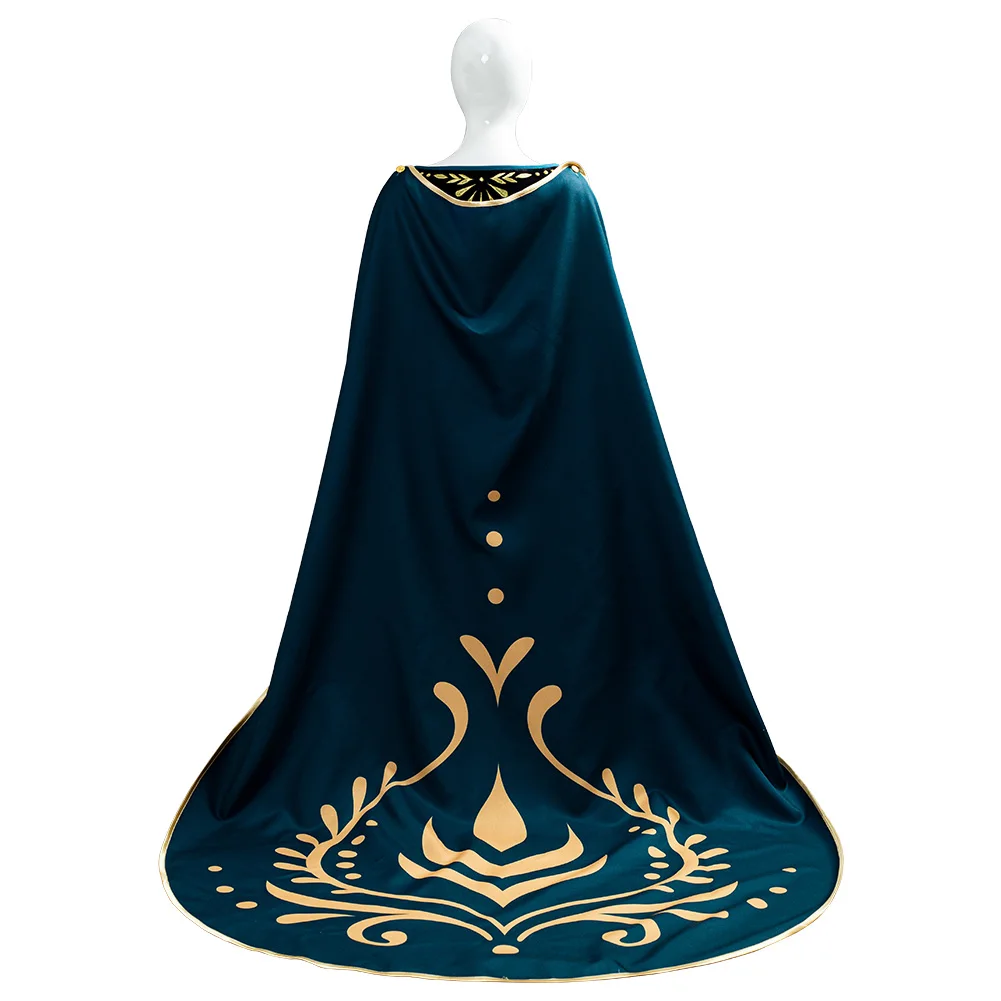 Frozen Princess Anna Cloak Long Outfit Cosplay Costume For Children ...