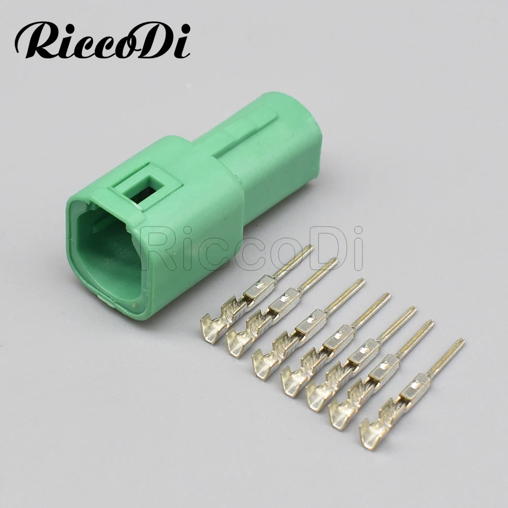 1/5/10/20 conjuntos 7 pinos tyco mini mlc fêmea auto impermeável fio ...