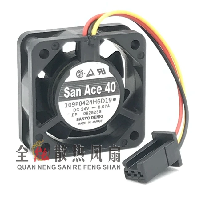original 109P0424H6D19 24V 0.07A 4CM 4020 frequency converter CNC ...