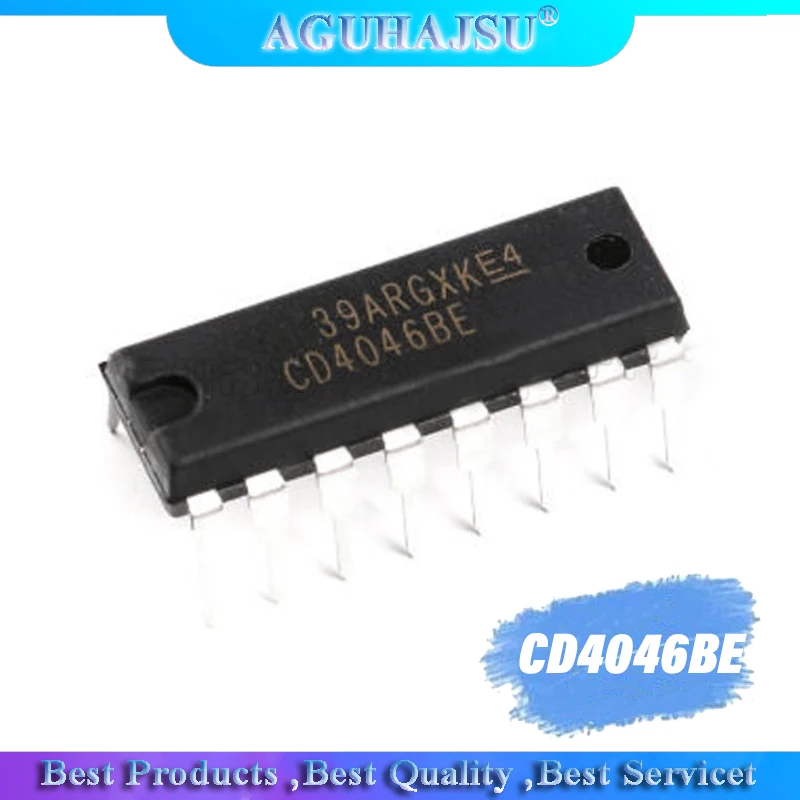 10pcs Cd4046be Dip16 Cd4046 Dip New Cmos Phase-locked Loop Integrated Circuit - Integrated ...