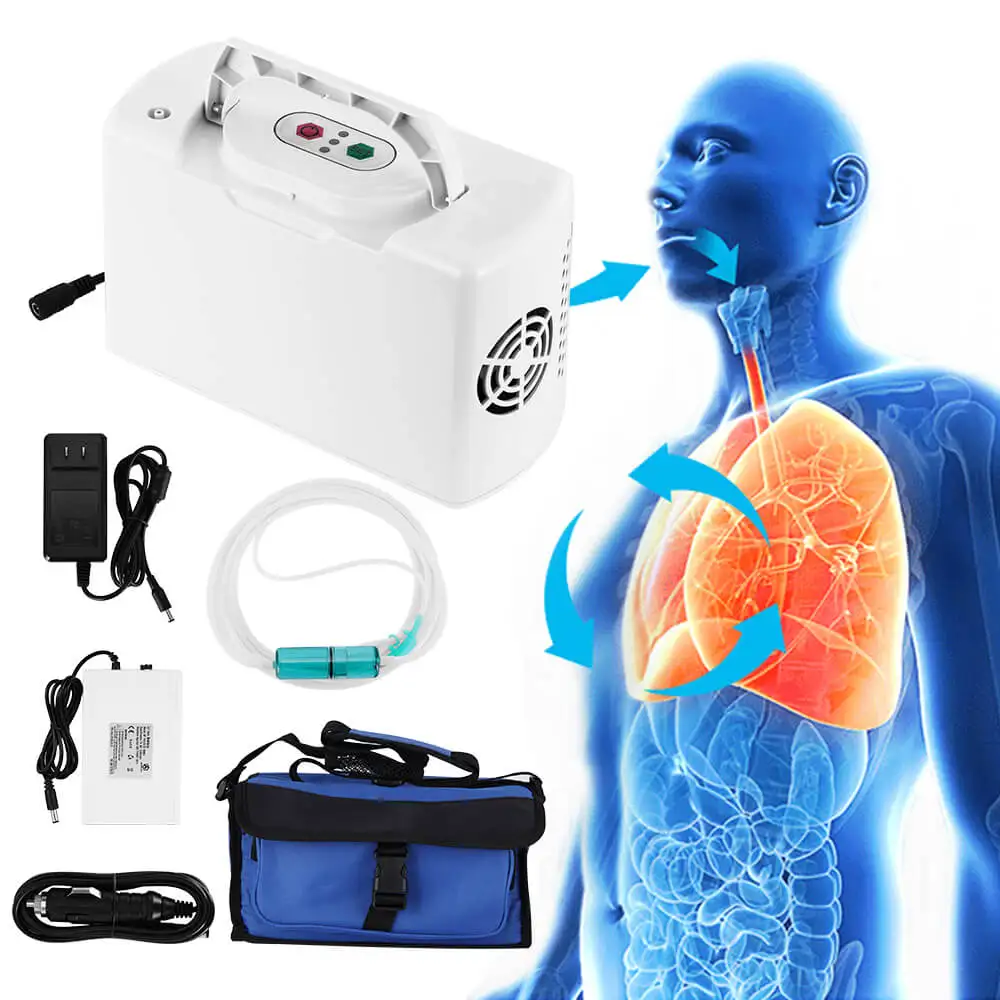 Portable Mini Oxygen Concentrator Household Car Rechargeable Oxygen ...