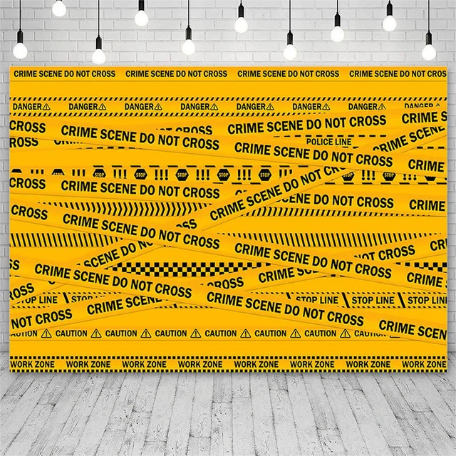 Crime Scene Tape Background
