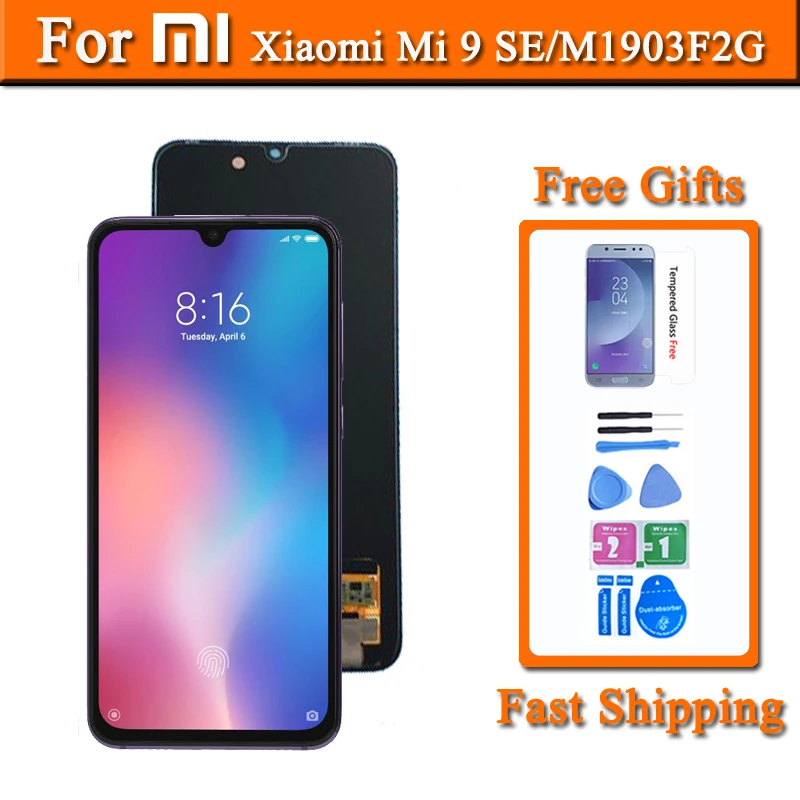 Original Amoled Display For Xiaomi Mi 9 SE LCD Screen Replacement ...