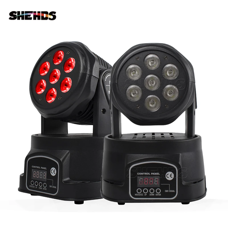 Factory Outlet Led 7x18w Moving Head Light 6in1 Rgbwa+uv Professional ...