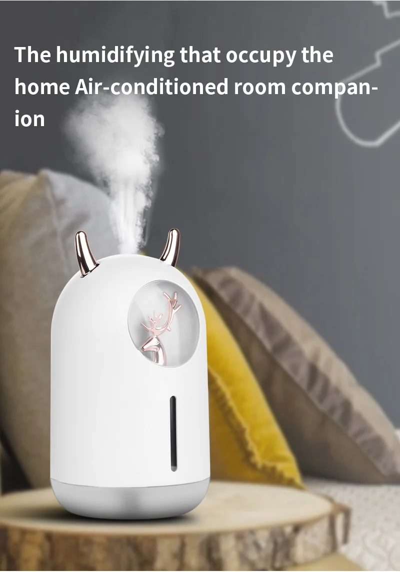 [(-18)Clock Humidifier Pink]