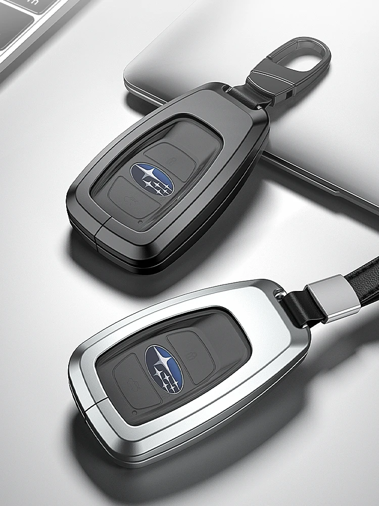 Frosted-Metal-Key-Shell-for-SUBARU-FORESTER-OUTBACK-XV-Aluminum-alloy ...