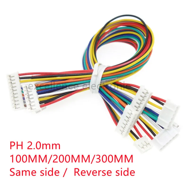 10PCS-PH2-0-Electronic-Wire-PH-2-0mm-Double-Head-Terminal-Wire-10cm ...
