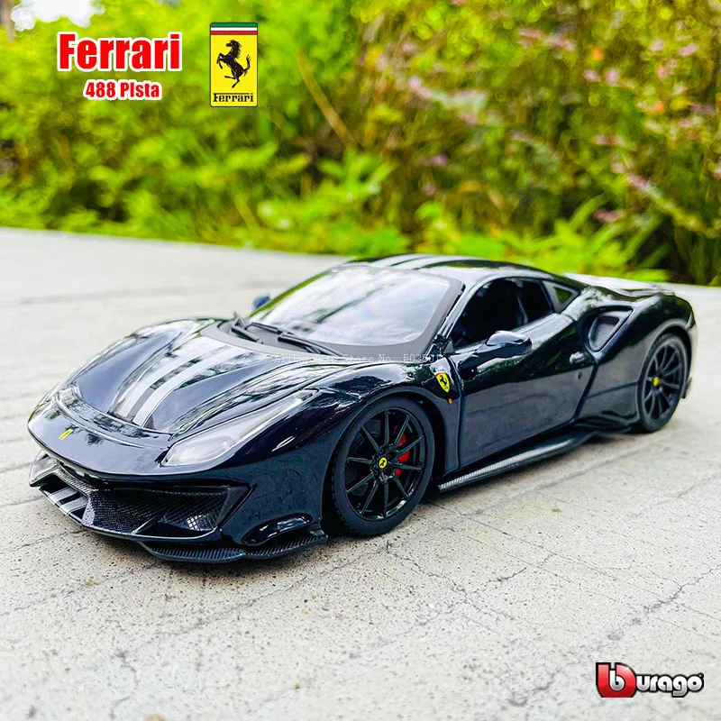 Bburago-1-24-2021-Ferrari-488-pista-Car-Model-Die-casting-Metal-Model ...