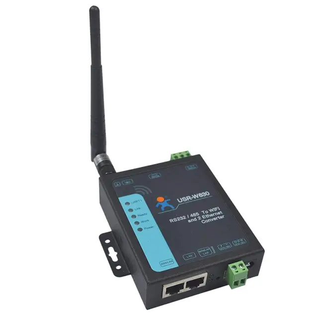 Usr-W630 Ethernet Soros Rs232/ Rs485-Wifi Convertor Szerver Modbus Rtu ...
