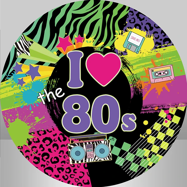 80s Party Clipart