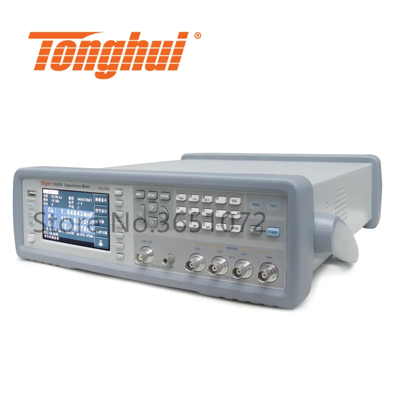 Tonghui Medidor de capacitancia de precisión TH2638A, Inductor equivalente de tipo de alta ...