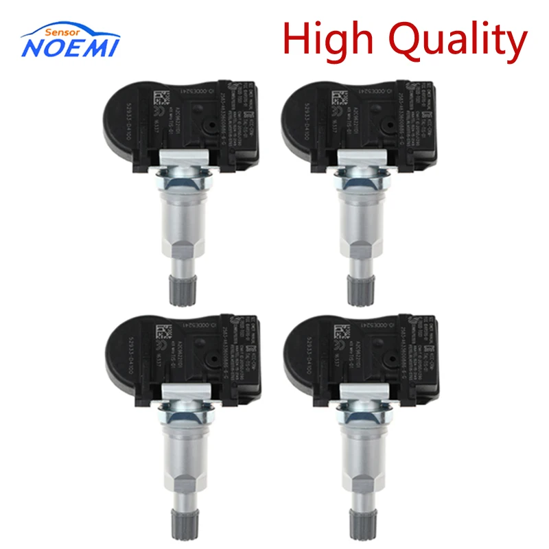 4pcs 52933-d4100 433mhz Tpms Sensor Tire Pressure Sensor For Hyundai ...