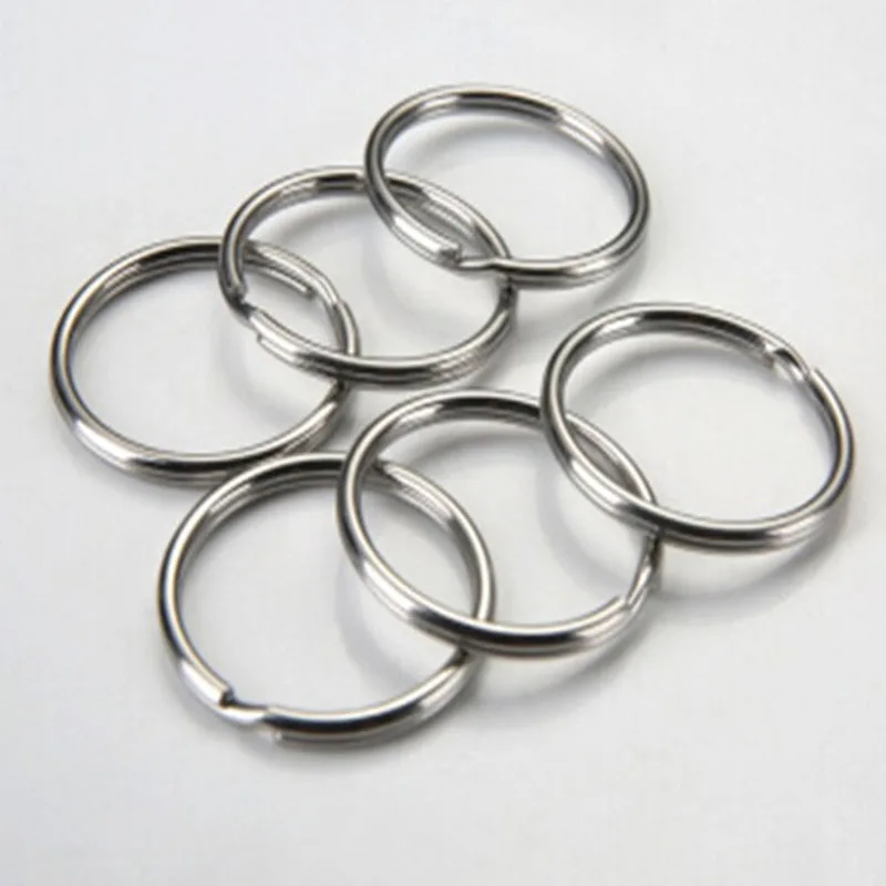 10Pcs-lot-Stainless-Steel-Keyring-Split-Ring-15-20-25mm-High-Quality ...