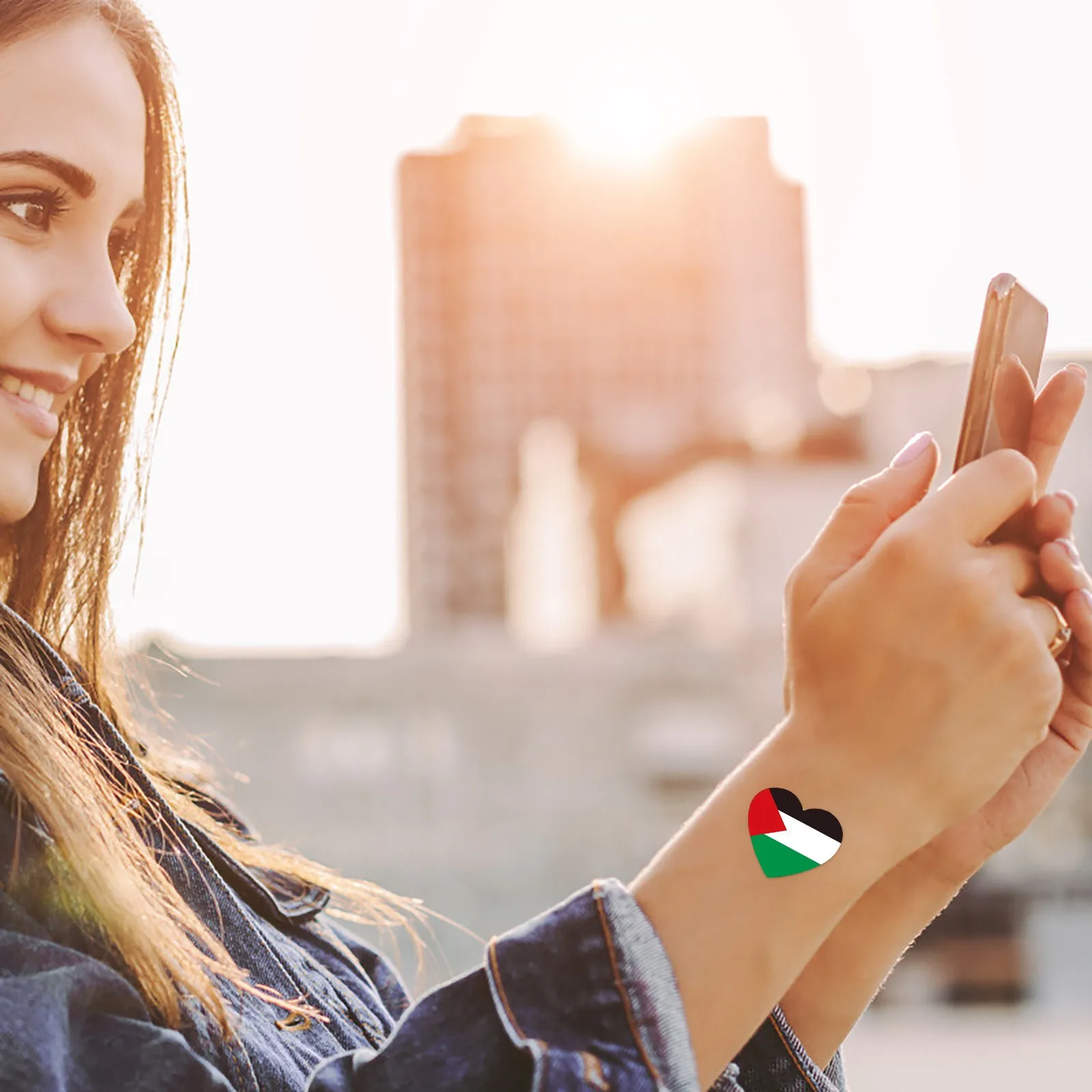 Palestinian Flag Tattoo