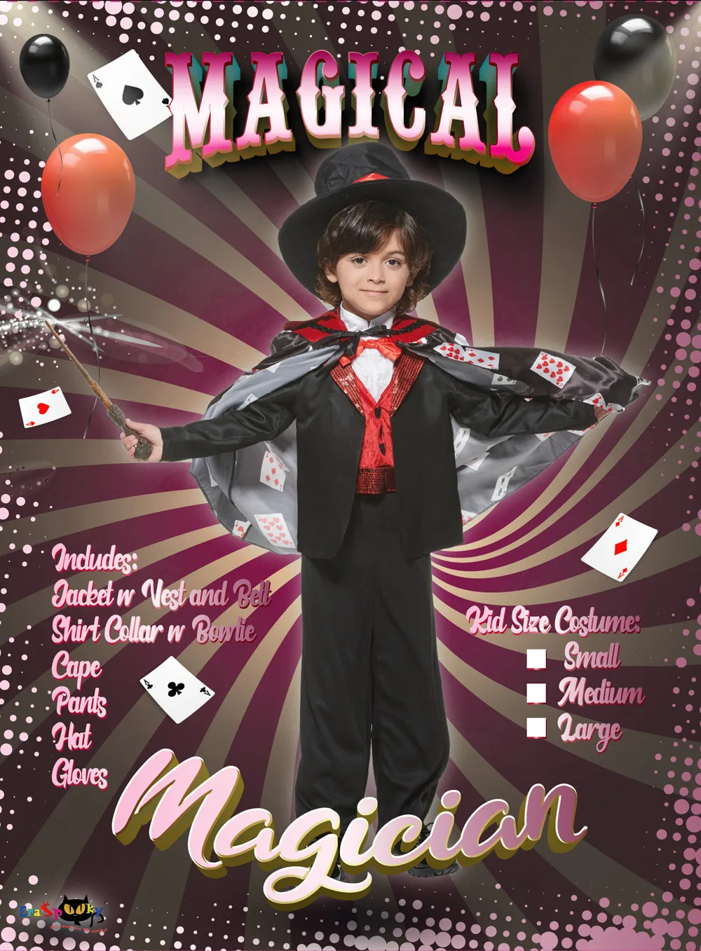 Magician Costume For Little Girls