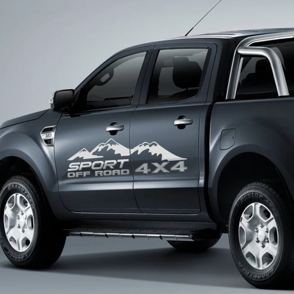 Pickup-Door-Side-Stickers-For-Ford-Ranger-Raptor-Nissan-Navara-Toyota ...