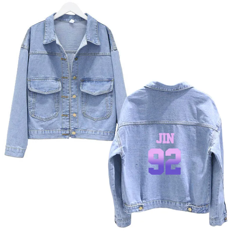 Buy BTS Blue Denim Jacket (Love Yourself Collection) Online