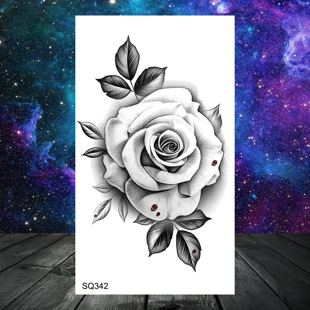 Realistic Rose Tattoos Designs
