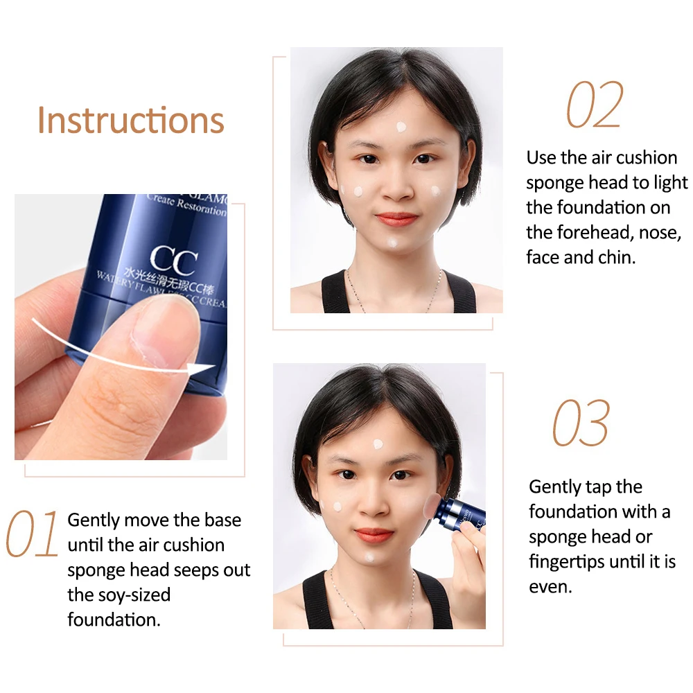 Air Cushion CC Cream bb cream korean makeup cc korean cosmetics cushion ...