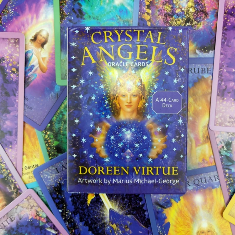Crystal Angel Oracle Cards Family Party Board Game Divination Fate Full ...