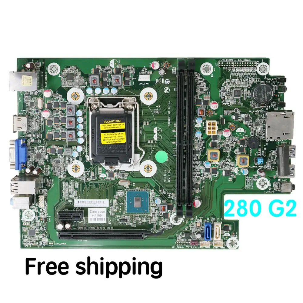 HP 280 PRO G2 SFF Motherboard FX-ISL-3 908959-001 908959- 601 901279-001 Mainboard fully work ...