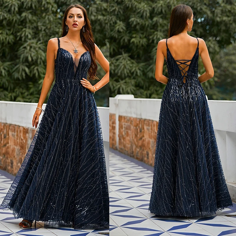 Bohemian Style Evening Dresses Long Woman Gown Robe De Soir Parties ...