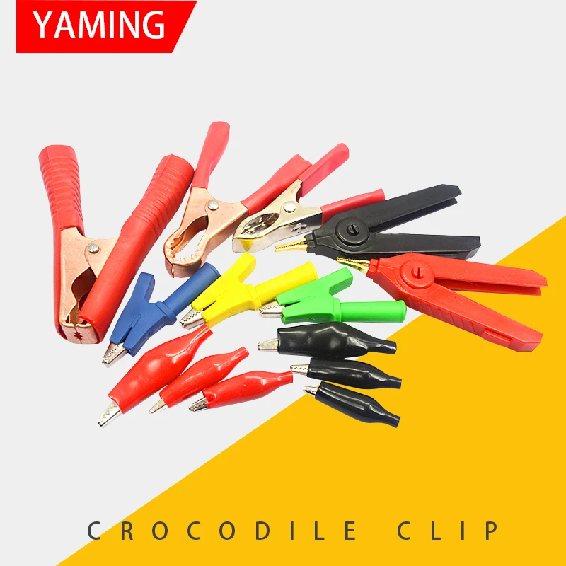 Crocodile-Clip-Insulation-Boot-Metal-Alligator-Electric-Test-10-20mm-20 ...