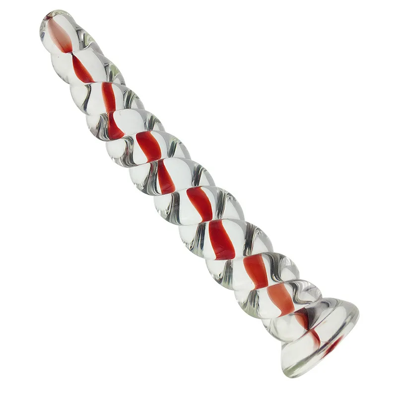 Transparent-Spiral-Glass-Anal-Plug-Beads-Anal-Expander-Prostate-Massage ...