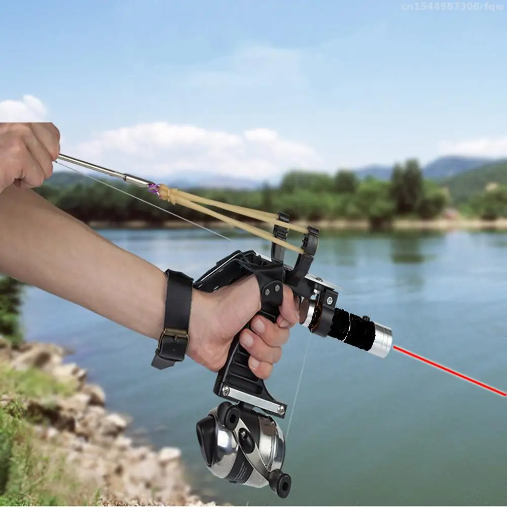 Slingshot-for-Hunting-High-precision-Shoot-fish-Darts-Bow-with-rubber ...
