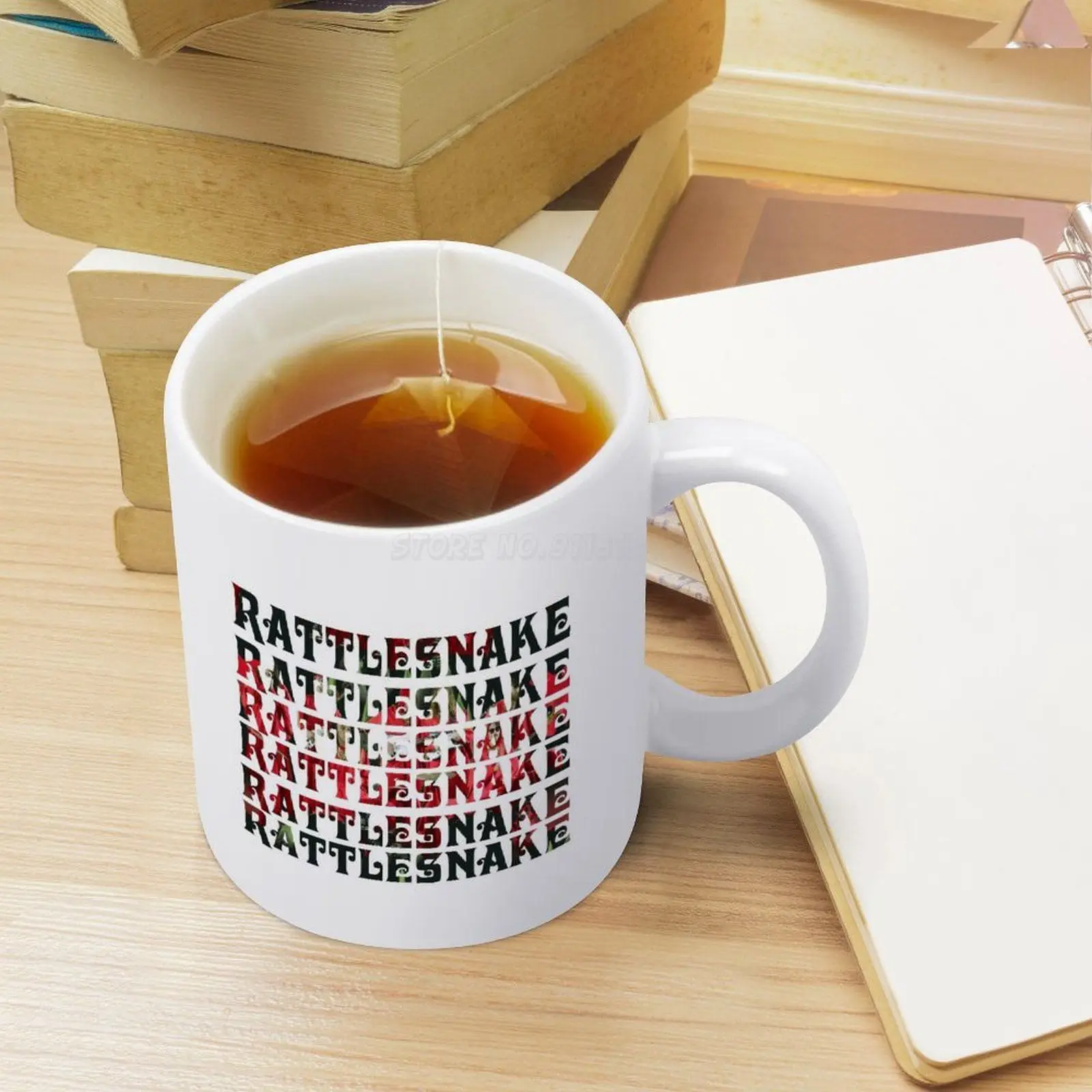 Rattlesnake Shaped Coffee Mugs