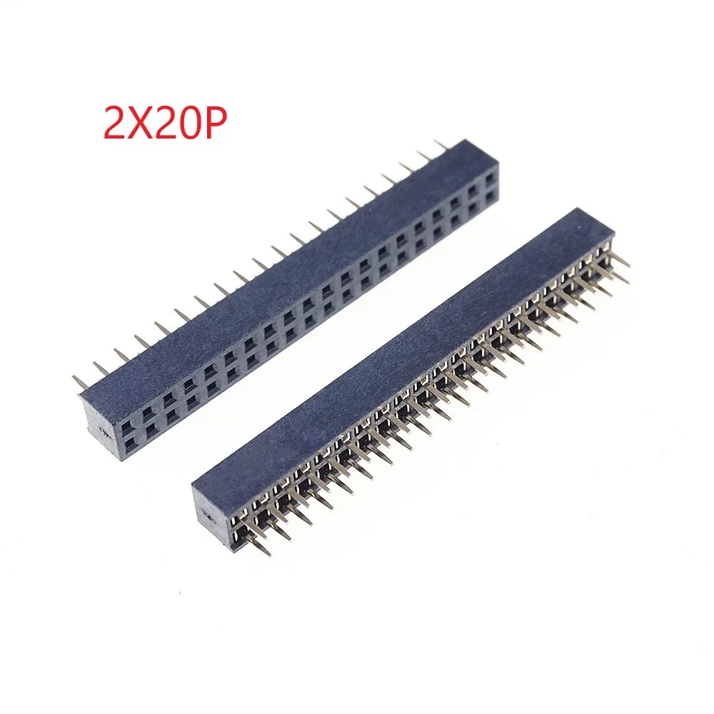20pcs-2x20-P-40-Pin-2-00-mm-Female-Header-Pin-Headers-dual-row-Straight ...
