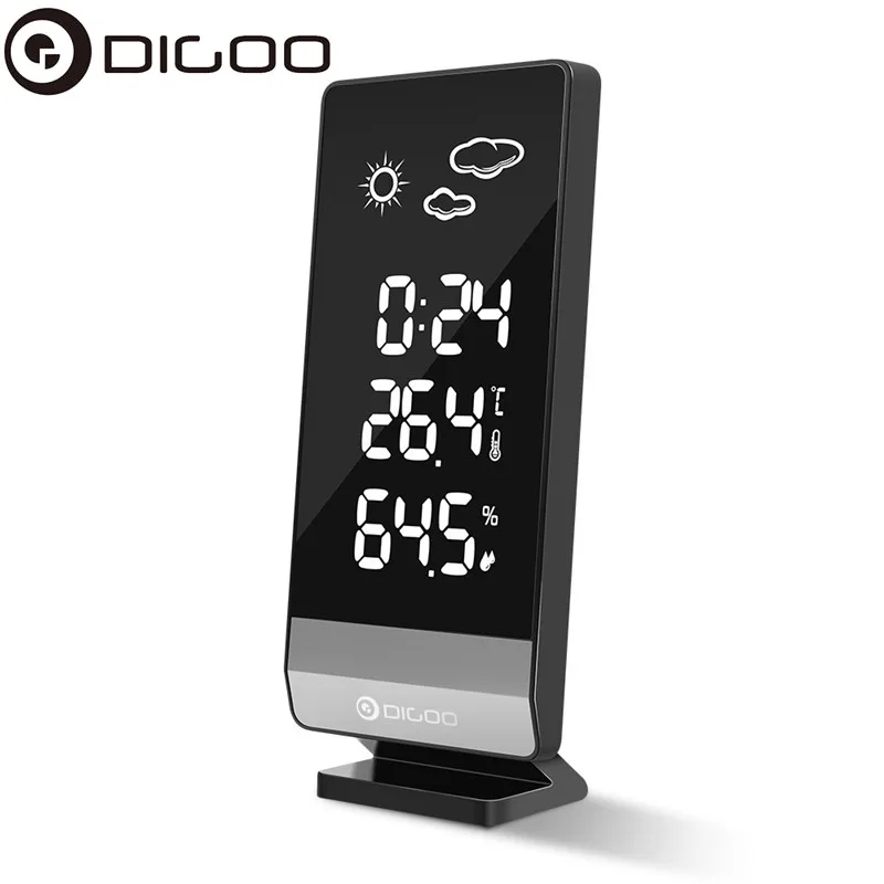 Digoo Dg-th11400 Weather Forecast 12/24 Hours Display Indoor Outdoor ...