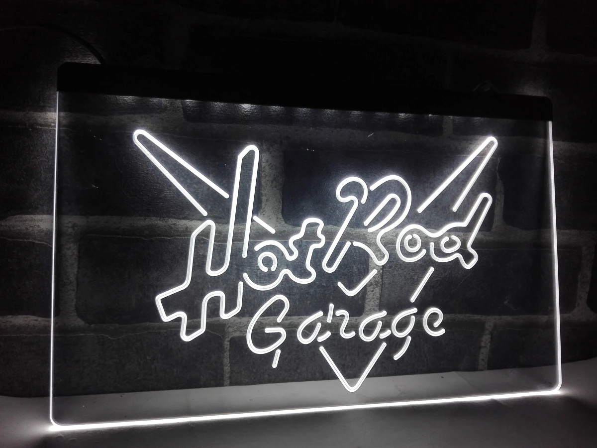 Hot Rod Garage Neon Sign