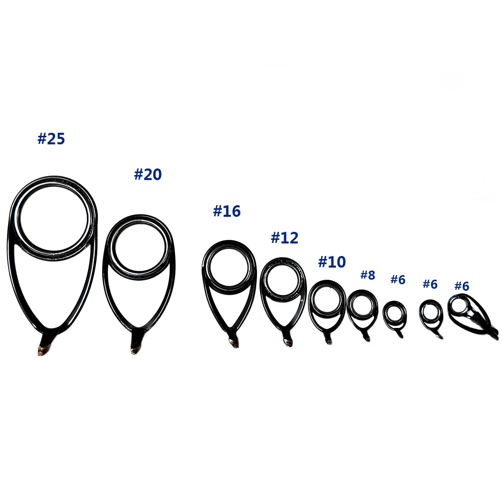 Guides Fishing Rod Sic | Fishing Rod Sic Top Guide | Stainless Steel ...