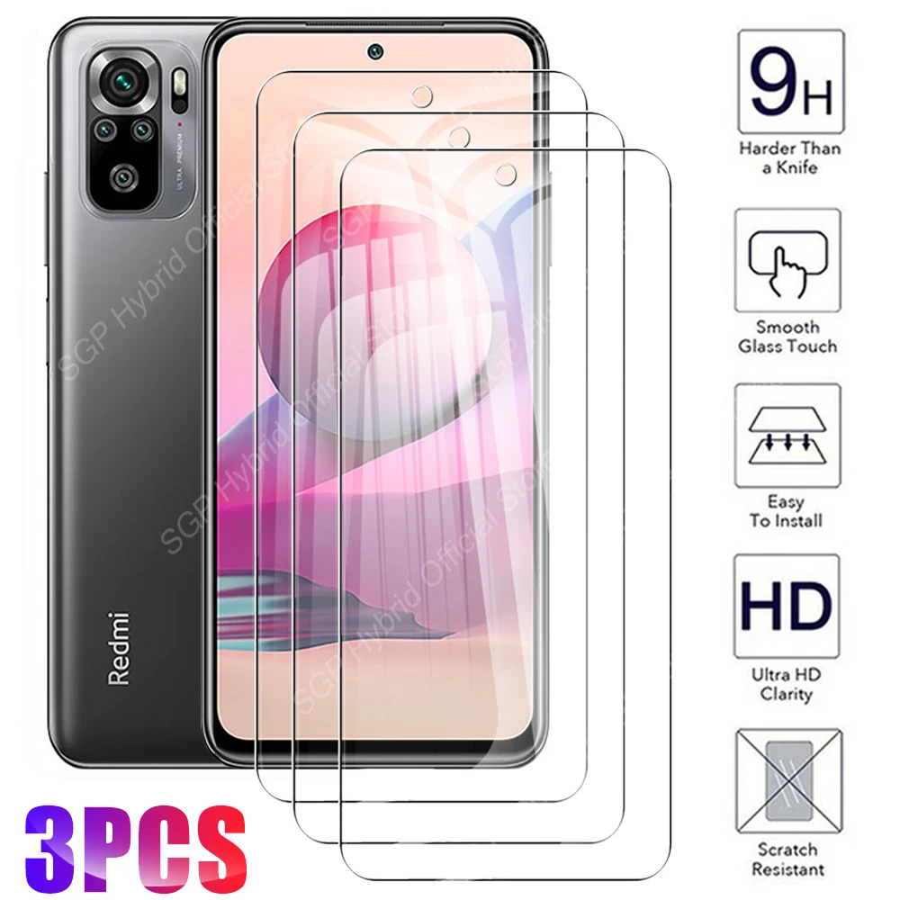 3-Buah-Kaca-Pelindung-Note-10S-9H-untuk-Xiaomi-Redmi-Note-10-S-Kaca ...