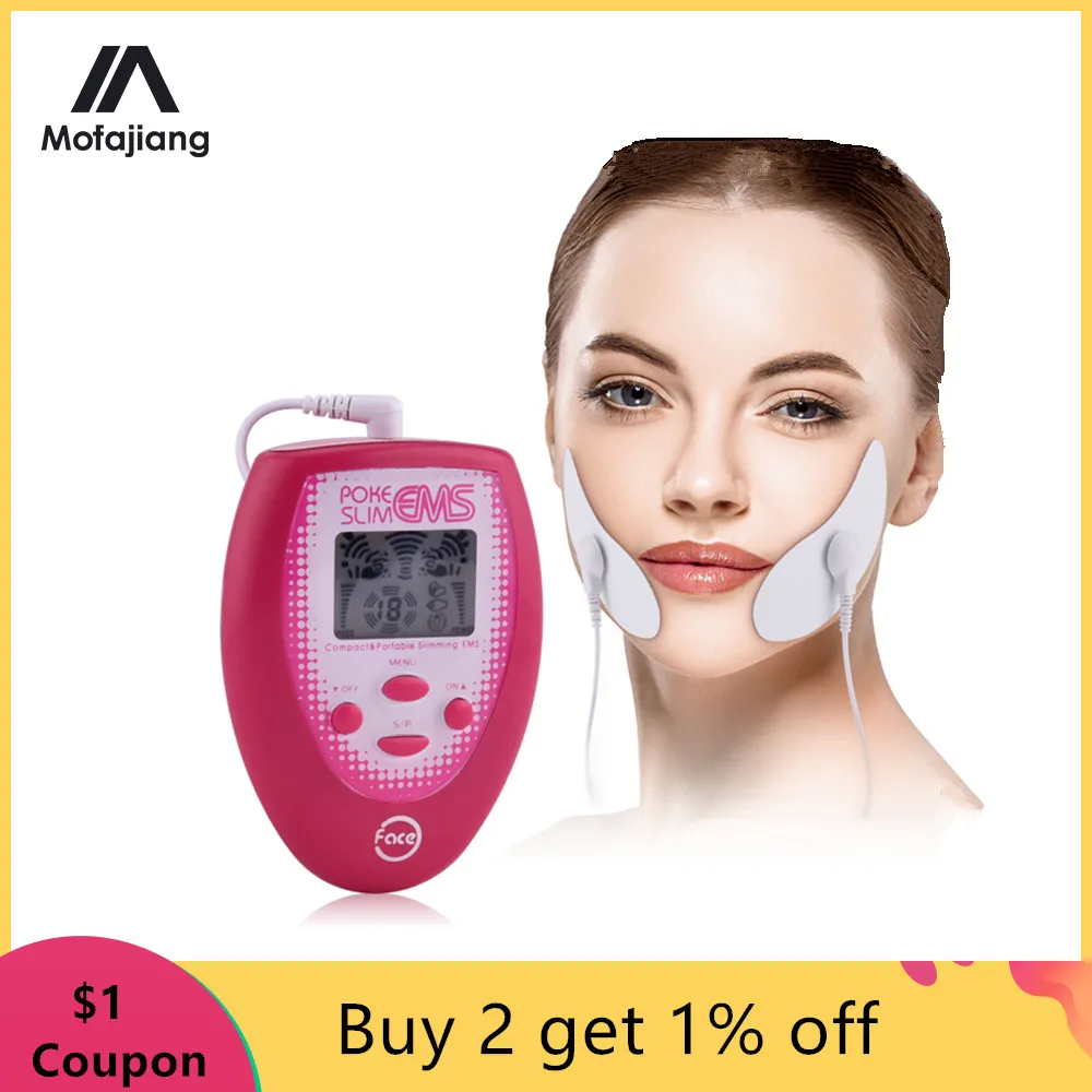 Electrotherapy Pulse Face Slimming Massager Facial Lift Device Jaw ...