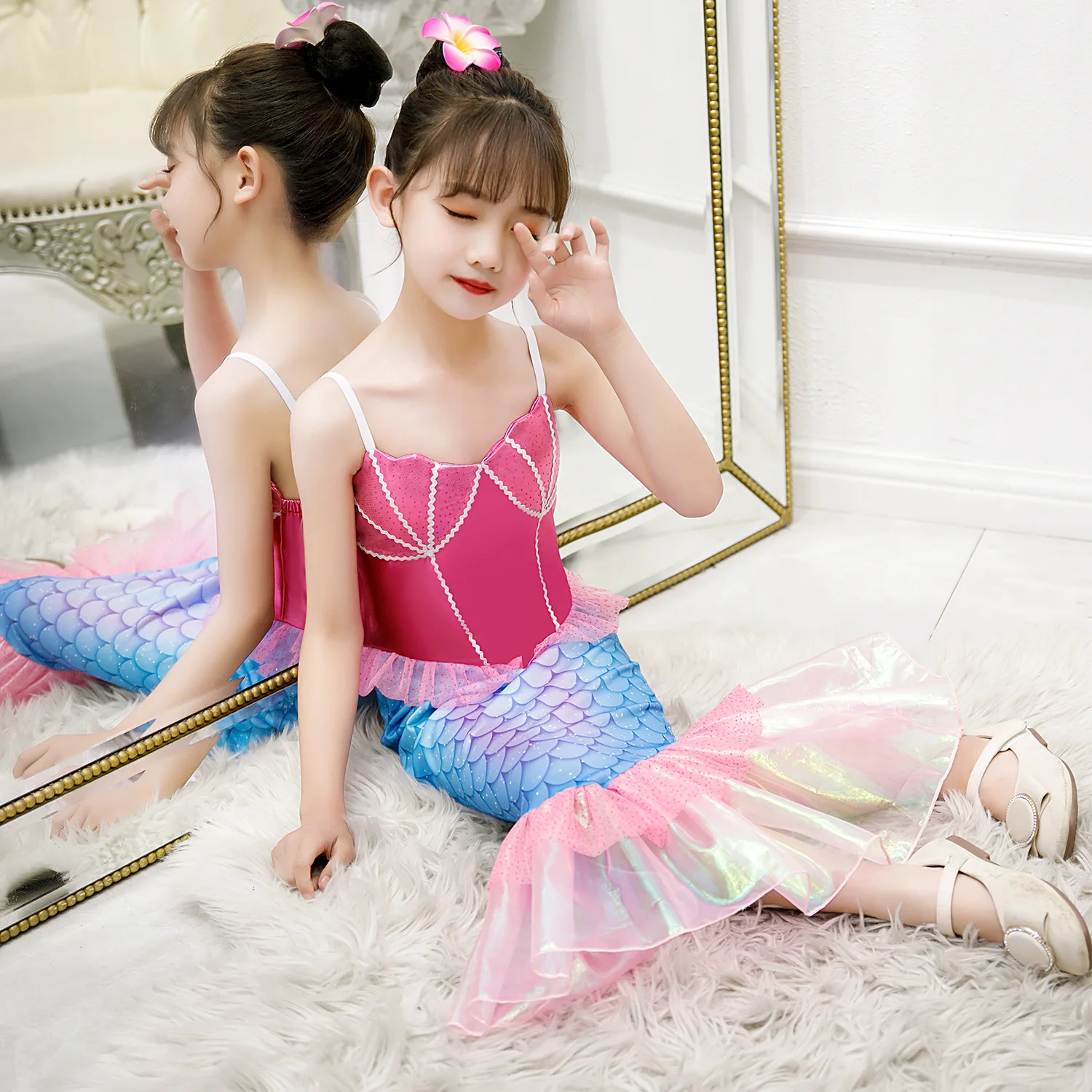 Kids Evil Mermaid Costume