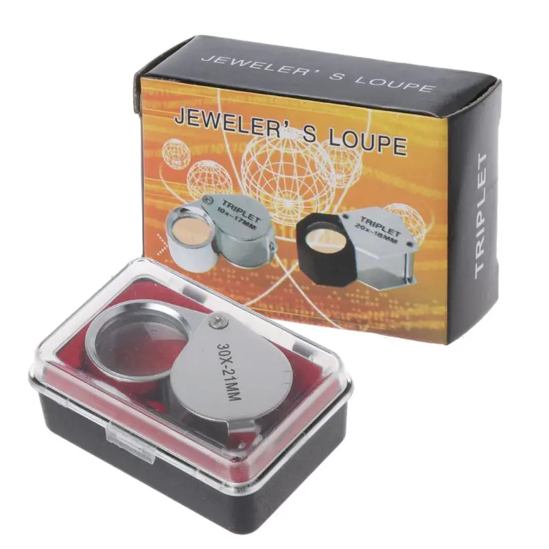 Jewelry-Diamond-Eye-Loupe-Magnifier-Magnifying-Glass-Triplet-Jewelers ...